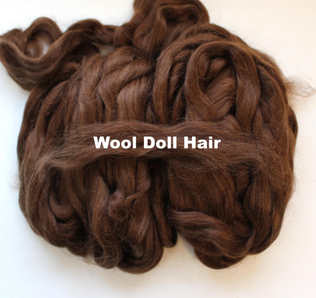 Mohair Doll Hair Wool 'cuckoo Clock' Fiber for Felting Doll Hair 50/50 ...