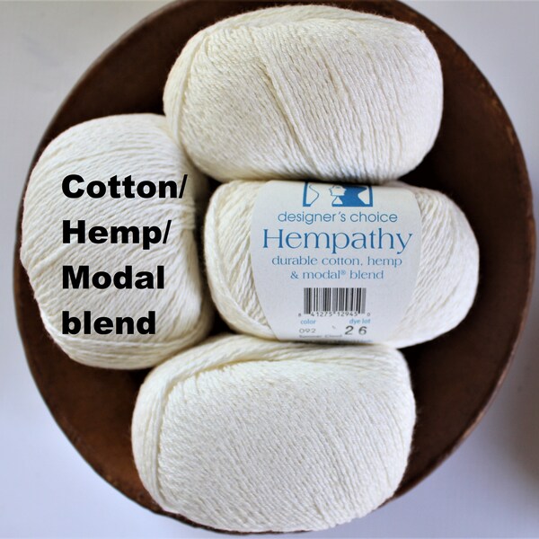 Hemp Cotton Yarn - Etsy