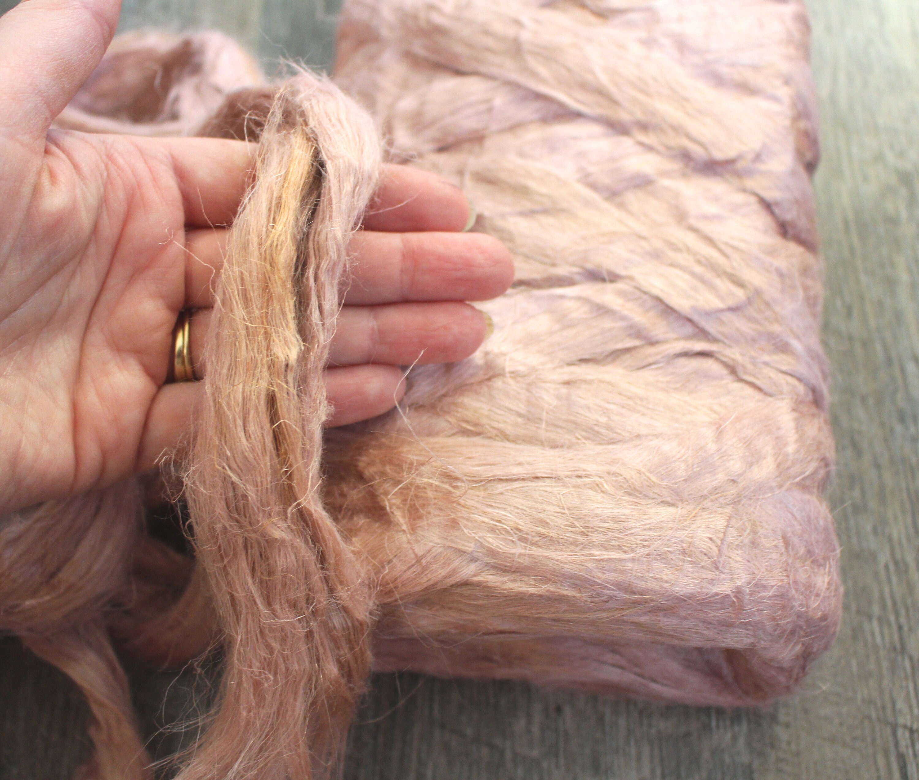Flax Top for Spinning Felting or Doll Hair Fiber Bast Fiber Fibers Flax ...