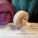 Drop Spindle Kit for Beginner W/ Fiber Top Whorl Handspinning Spindling ...