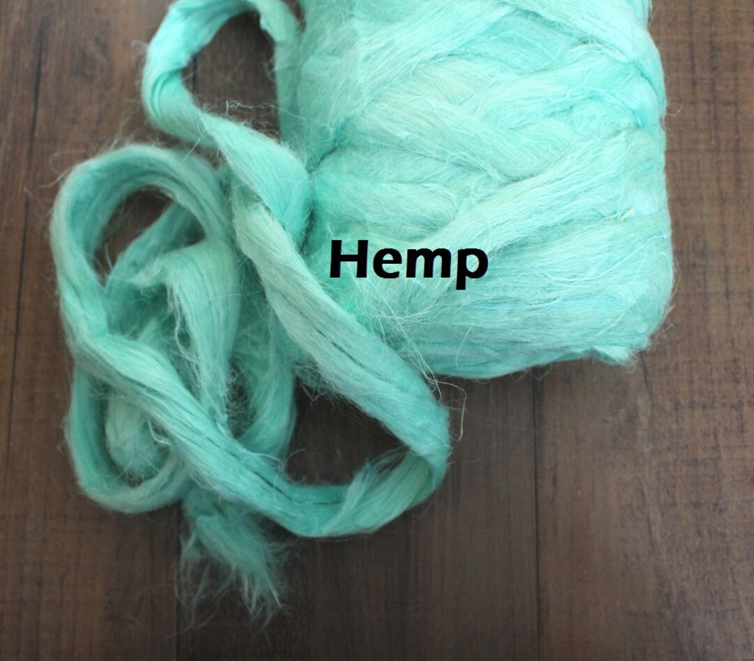 Hemp Spinning Fiber Top for Spinning Felting or Doll Hair Fiber Bast ...