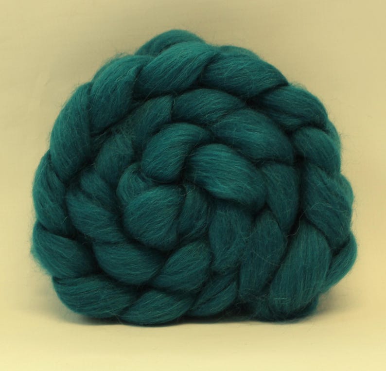 Shetland Wool 'woodpecker' Combed Top Roving Dyed Wool Spinning Fiber ...