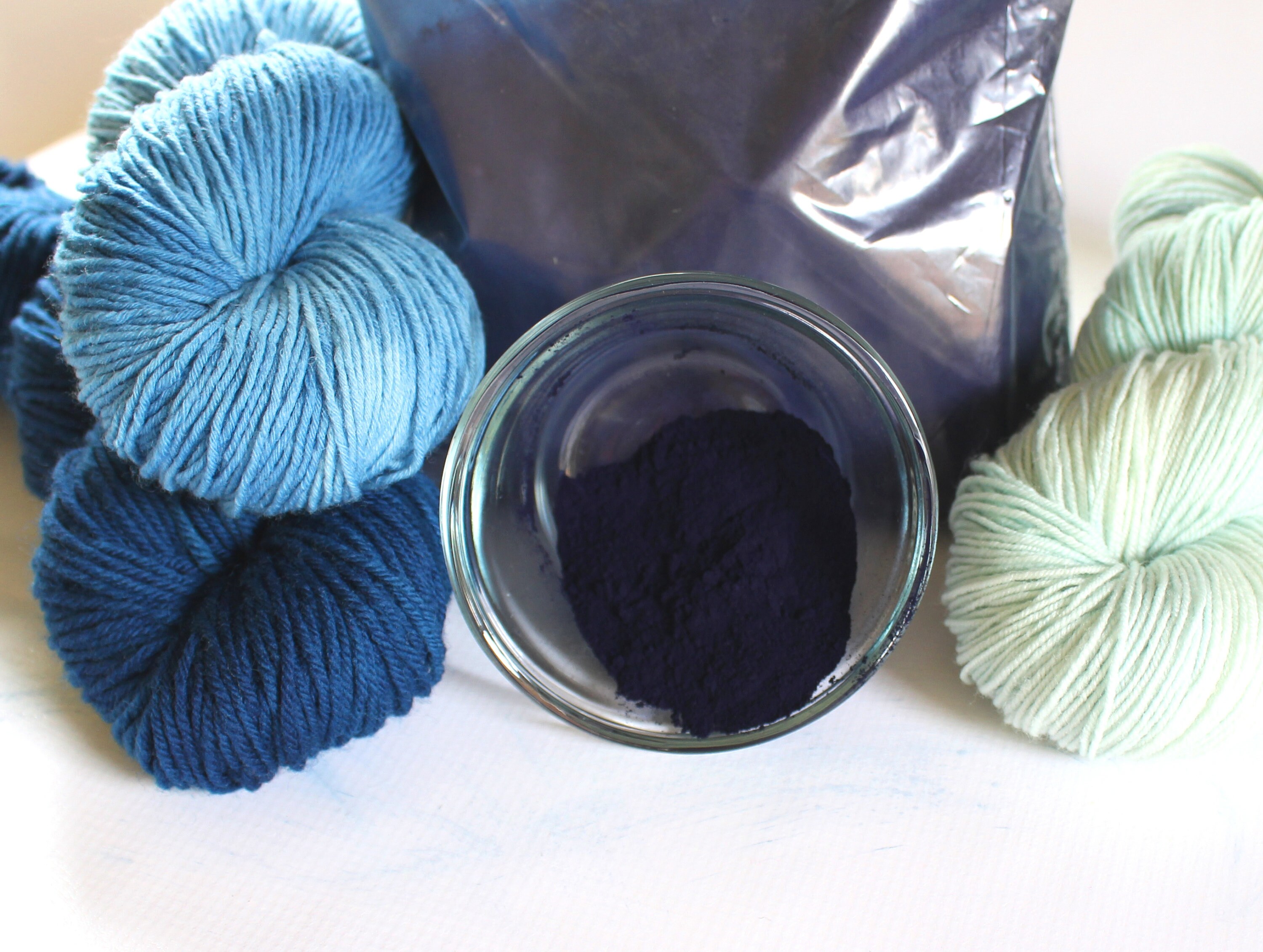 Indigo Indigofera Tinctoria - Natural Plant Dye Powder Extract for Yarn ...