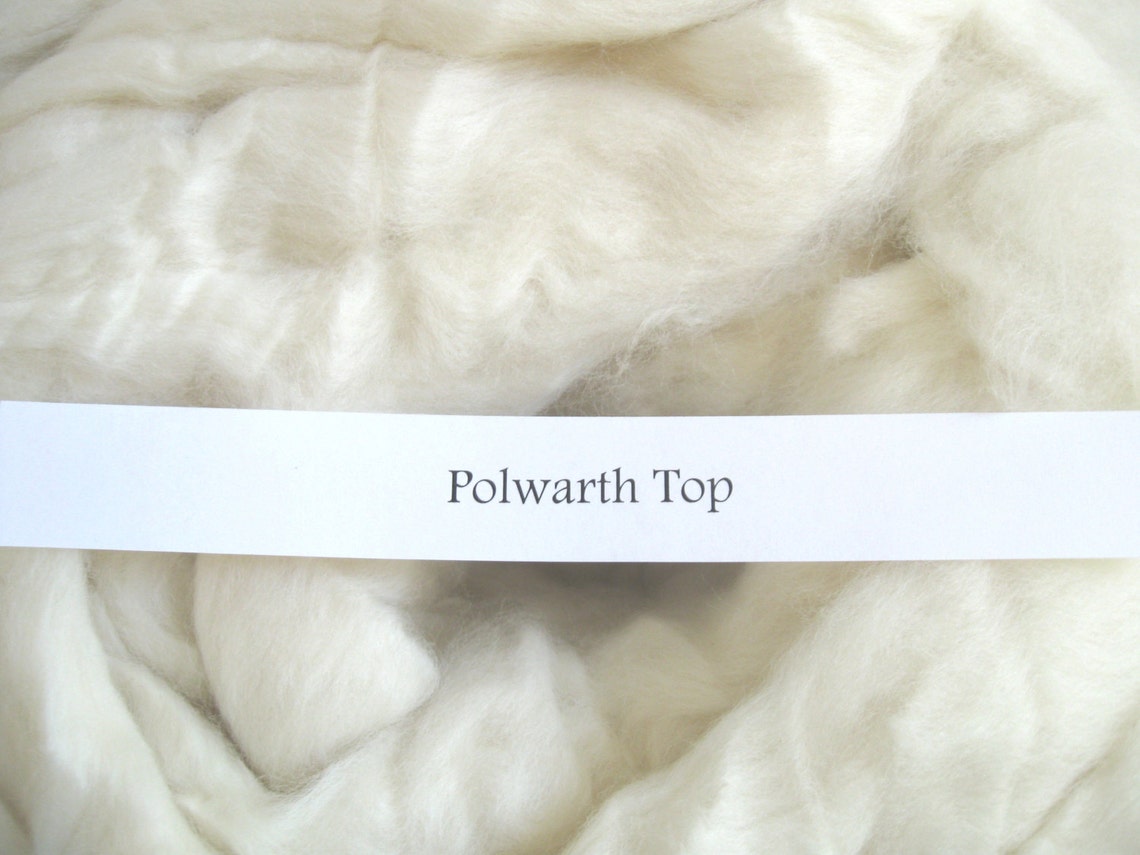 Polwarth Combed Top Wool Roving Undyed Wool Spinning Fiber for | Etsy