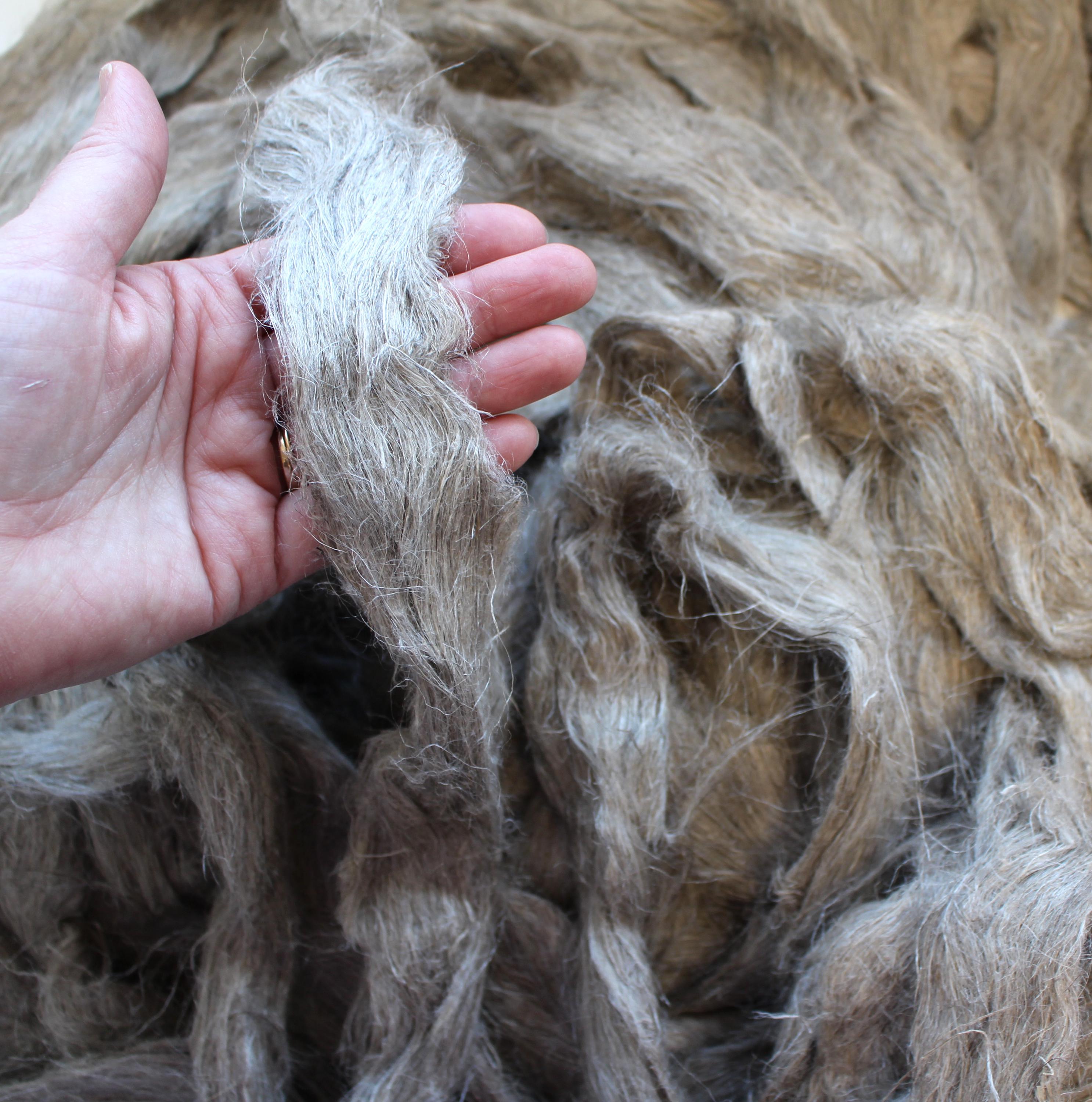 Hemp Natural Spinning Fiber Sliver Combed Top for Spinning Felting or ...