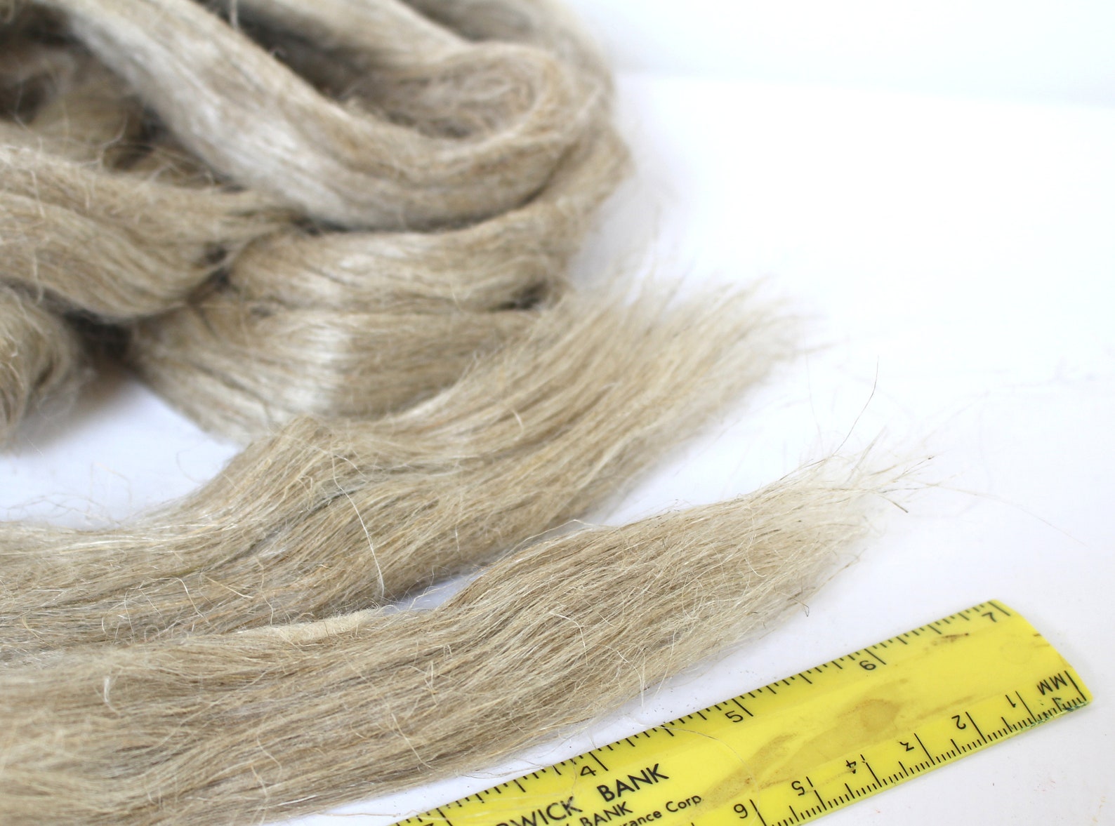 Fine Natural Flax Top for Spinning Felting or Doll Hair Fiber Bast ...