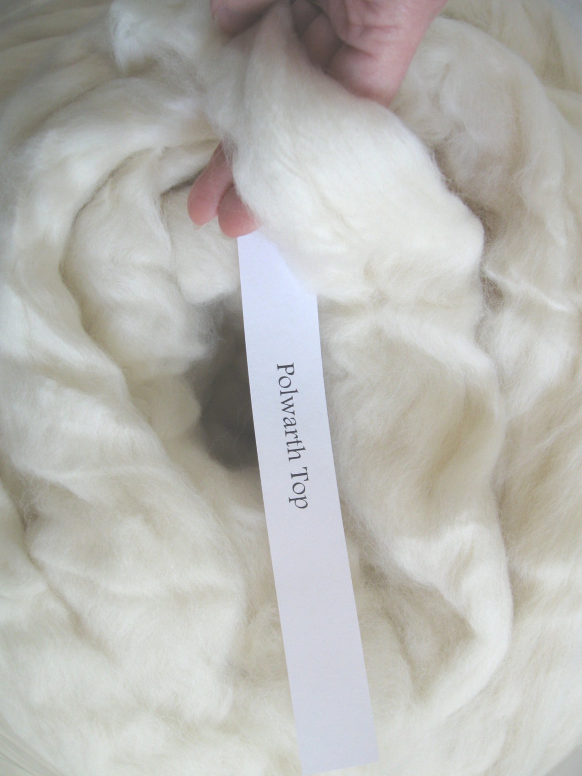 Polwarth Combed Top Wool Roving Undyed Wool Spinning Fiber for | Etsy