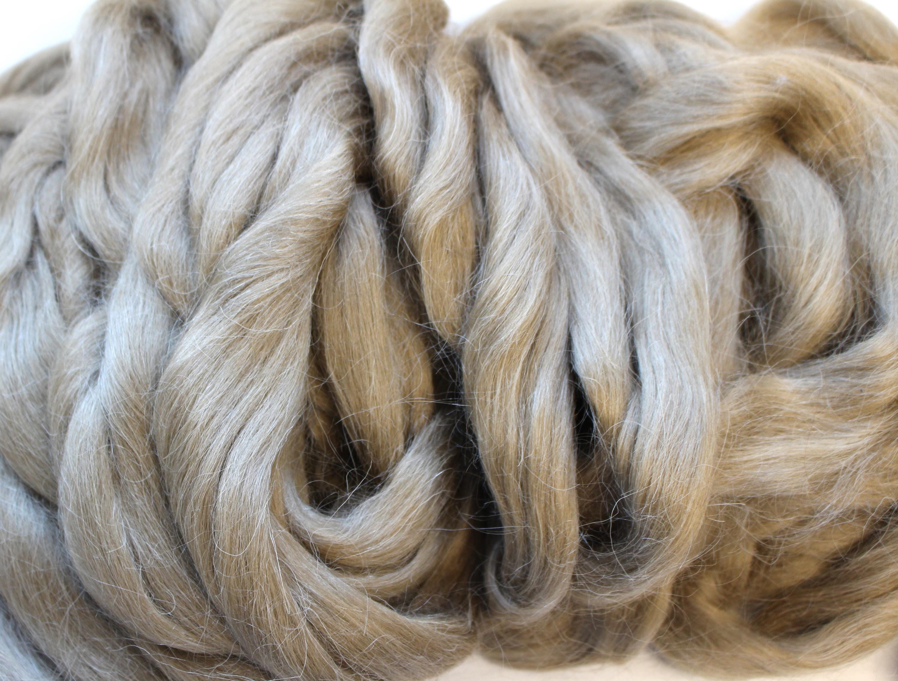 Dirty Blond Mohair Doll Hair 'biscuit' Wool Fiber for Felting Doll Hair ...