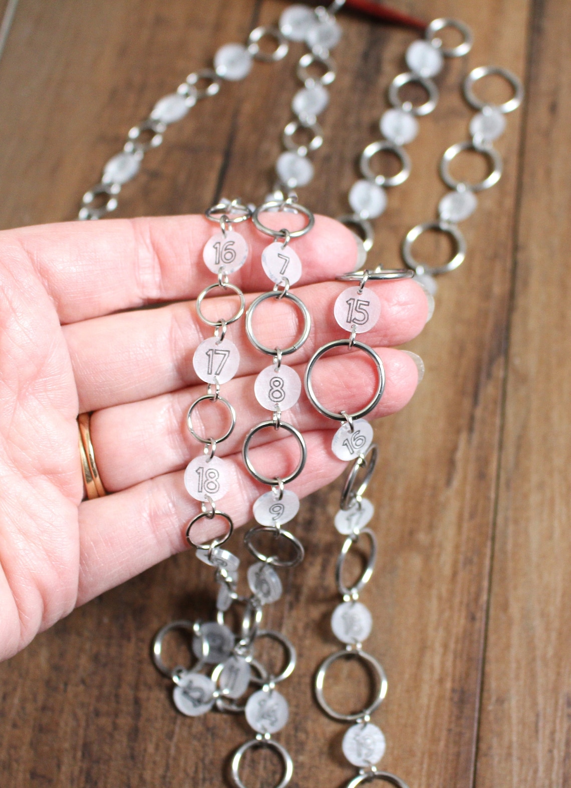15 or 20 Row Counter or 10-20 Stainless Steel Knitters Helper Pattern ...