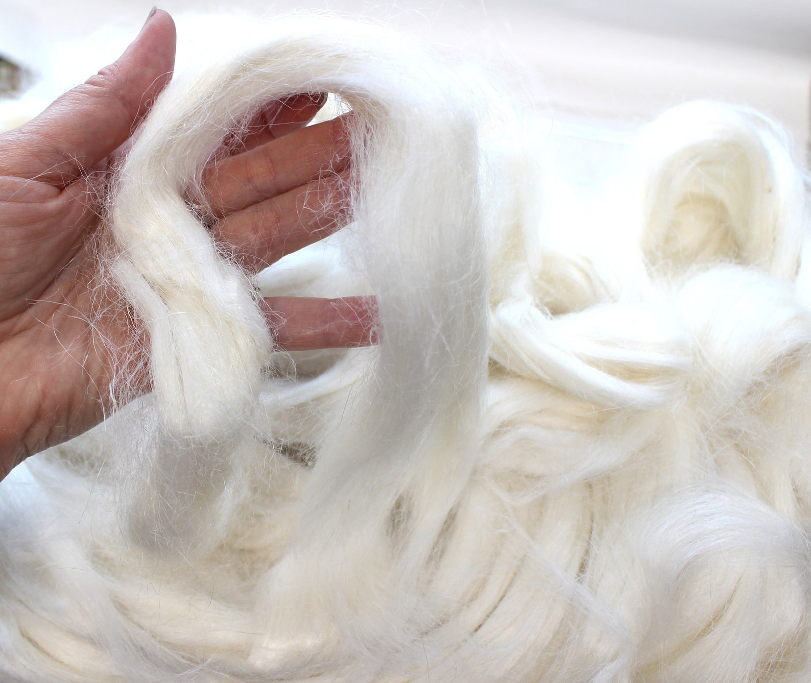 Giant Himalayan Stinging Nettle Top for Spinning Felting or Doll Hair ...