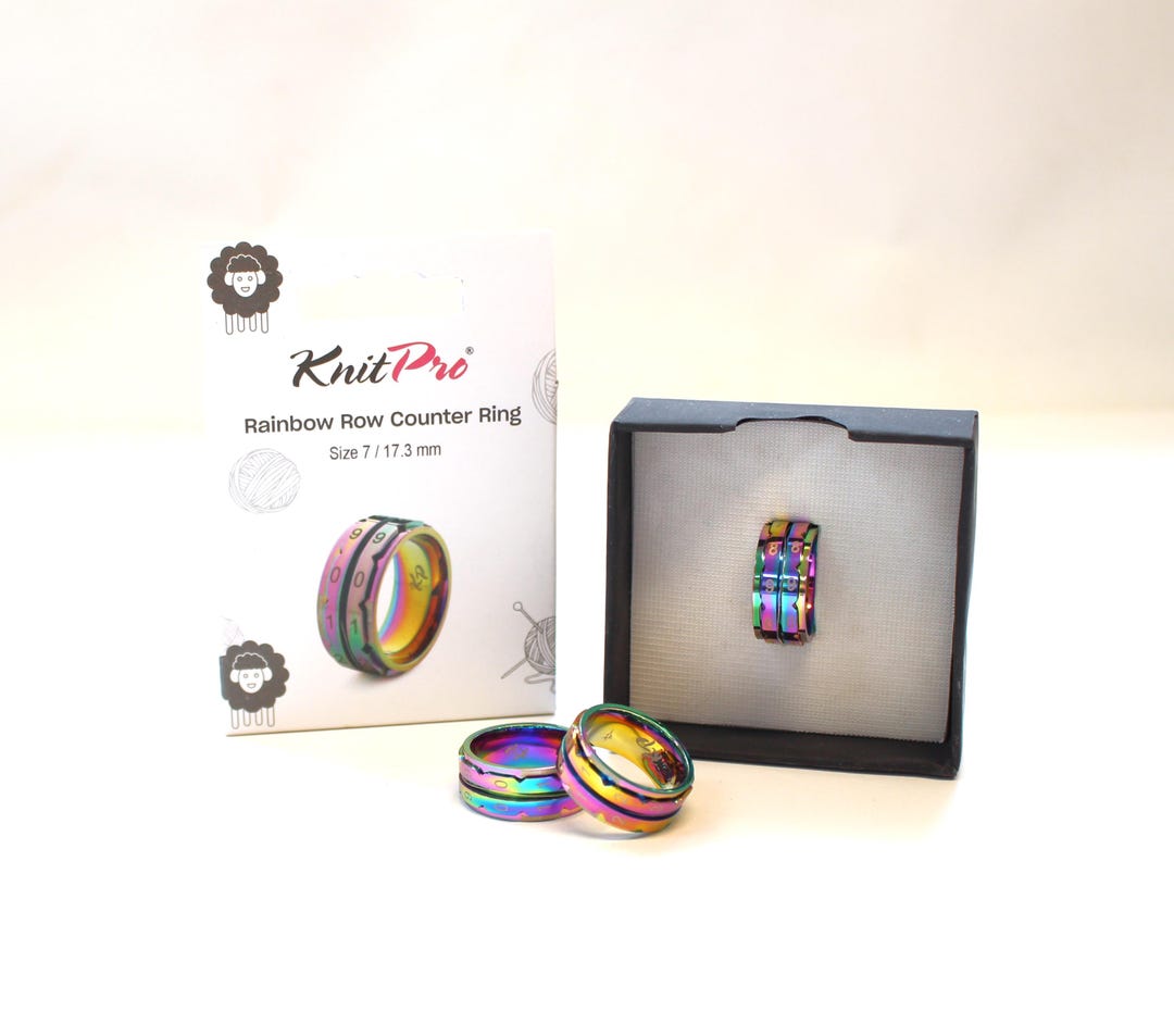 Row Counter Ring Rainbow Knitter's Pride Knitting Number Counting ...
