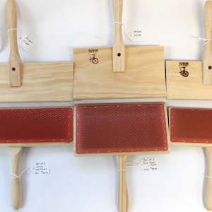 Small Wool or Cotton Ashford Hand Carders 108 Ppsi HCSC Spinning Fiber ...