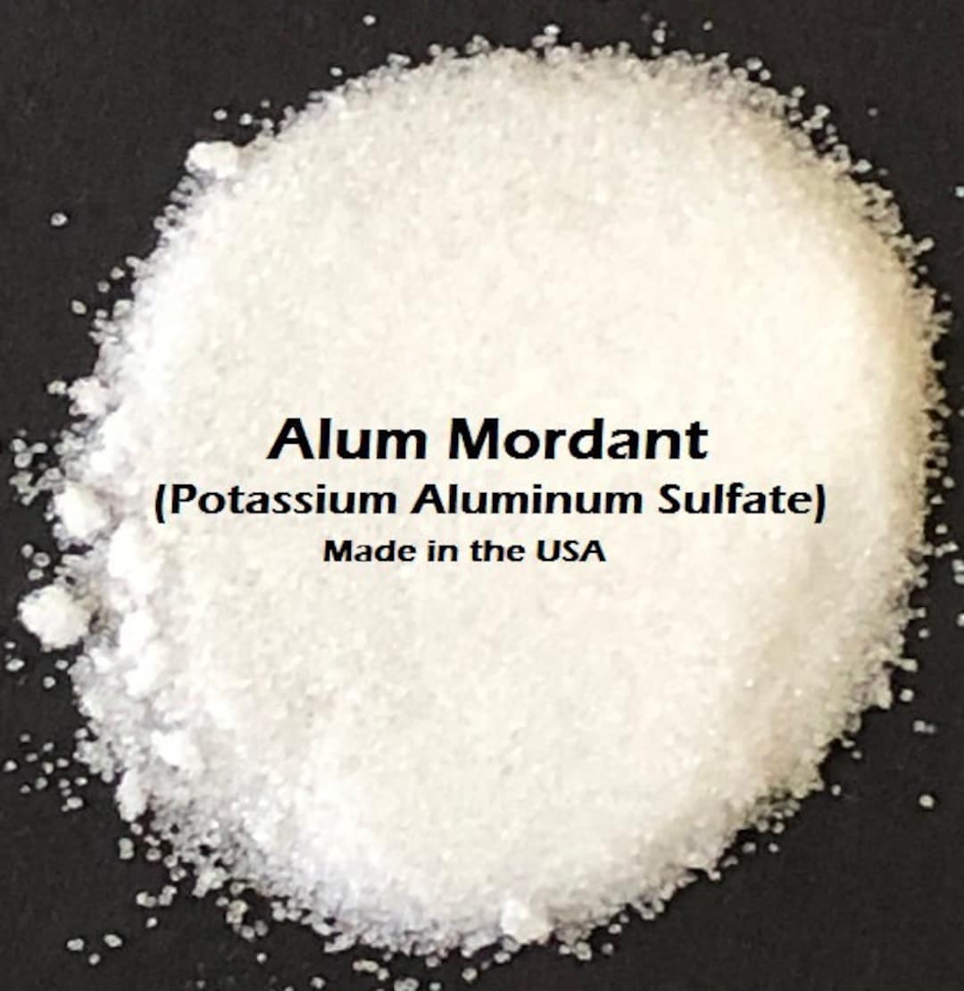 Alum Mordant Potassium Aluminum Sulfate for Natural Plant Dye for Yarn ...