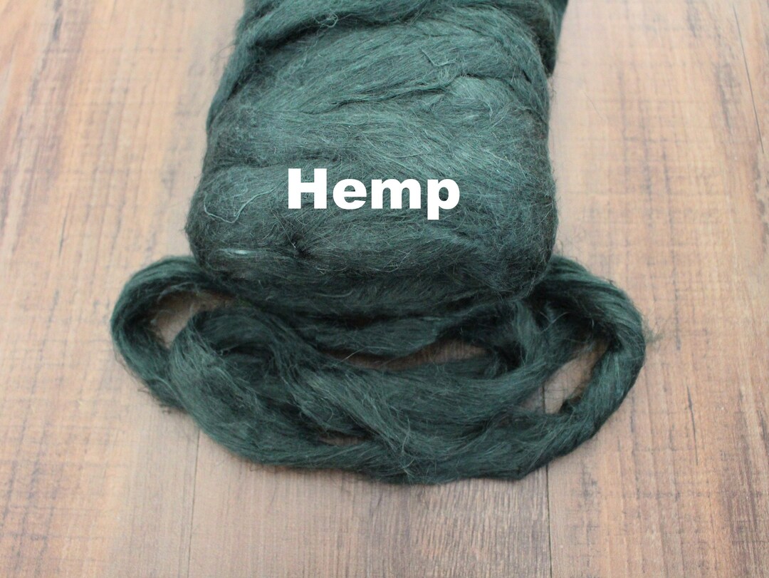 Hemp Spinning Fiber Top for Spinning Felting or Doll Hair Fiber Bast ...