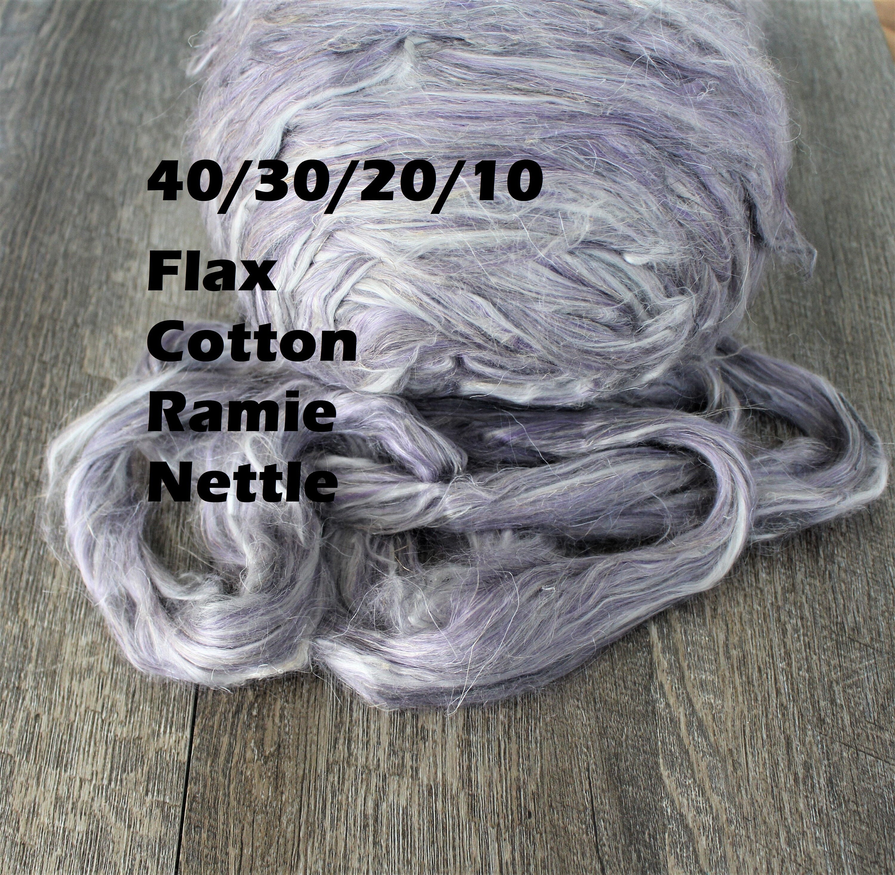 Cellulose Plant Spinning Fiber Blend Combed Top Flax Hemp | Etsy