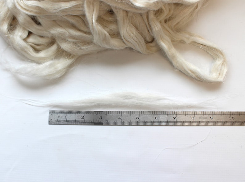 Bleached Hemp Natural Spinning Fiber Long Staple Length Combed Top for ...