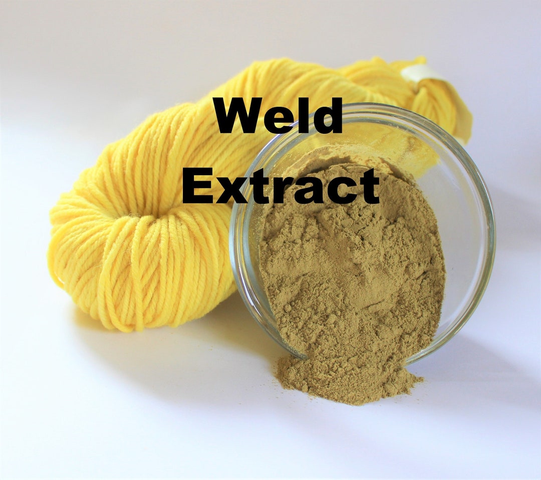 Weld Extract Natural Plant Dye - Reseda Luteola - for Yarn Protein Dyes ...