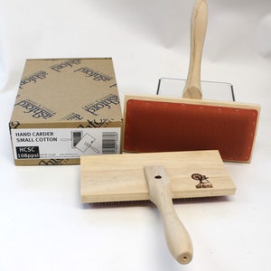 Small Wool or Cotton Ashford Hand Carders 108 Ppsi HCSC Spinning Fiber ...