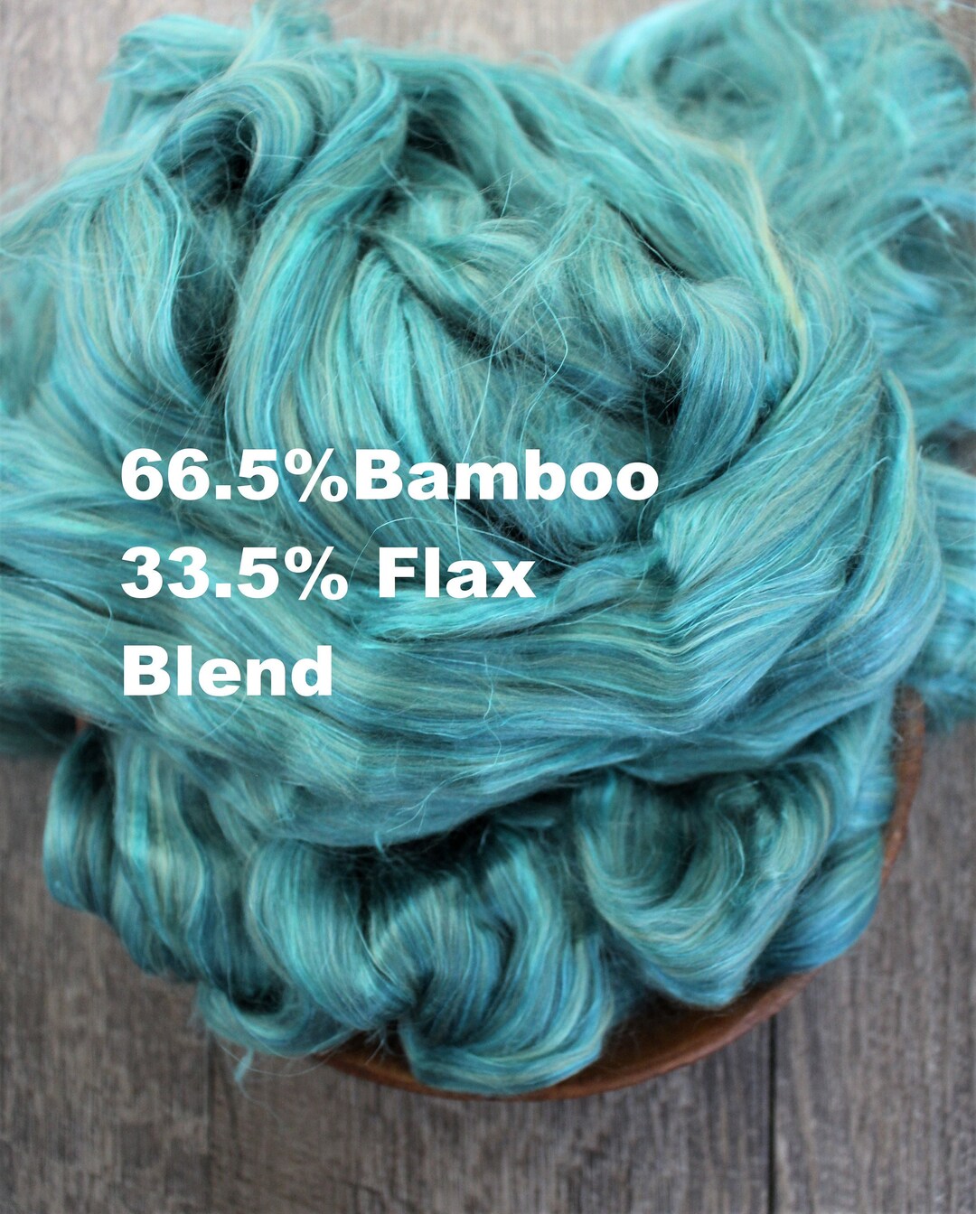 Bamboo Flax Spinning Fiber Blend Felting Linen Fibre Combed Top Roving ...