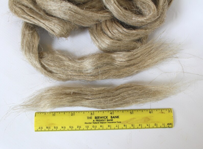 Fine Natural Flax Top for Spinning Felting or Doll Hair Fiber Bast ...