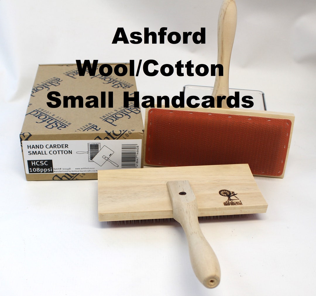 Small Wool or Cotton Ashford Hand Carders 108 Ppsi HCSC Spinning Fiber ...