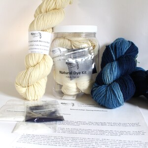 Indigo Dye Kit for Indigo Natural Yarn Dyeing With Natural Plant Dyes ...