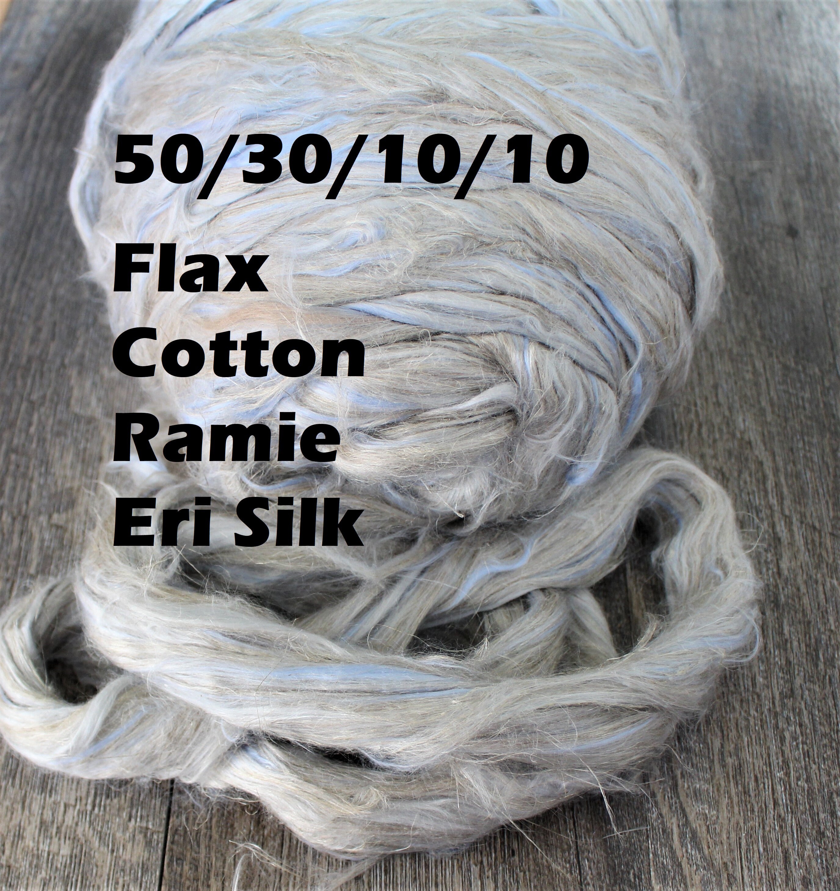 Cellulose Plant Spinning Fiber Blend Combed Top Flax Cotton | Etsy