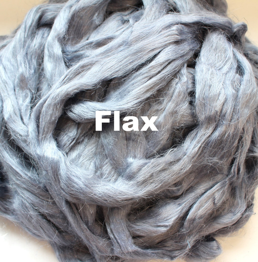 Flax Top - Lead Blue/gray - for Spinning Felting or Doll Hair Fiber ...