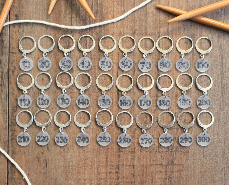 10s Numbered Counting Knitters Helper Number Pattern Reminder for ...