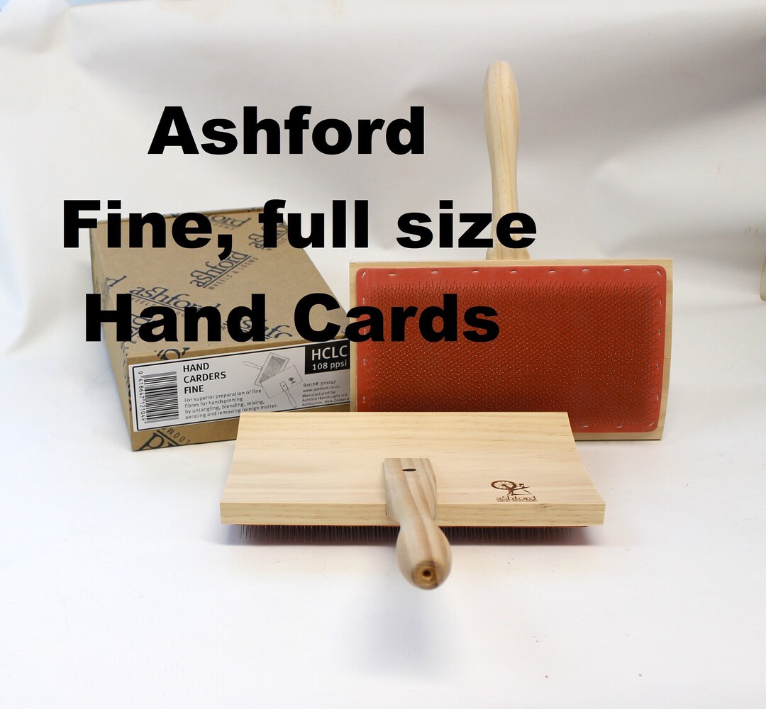 Fine Ashford Hand Carders 108 Ppsi HCLC Wool Spinning Fiber Handcards ...