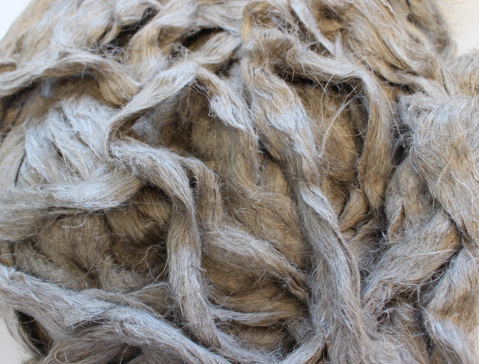 Hemp Natural Spinning Fiber Sliver Combed Top for Spinning Felting or ...