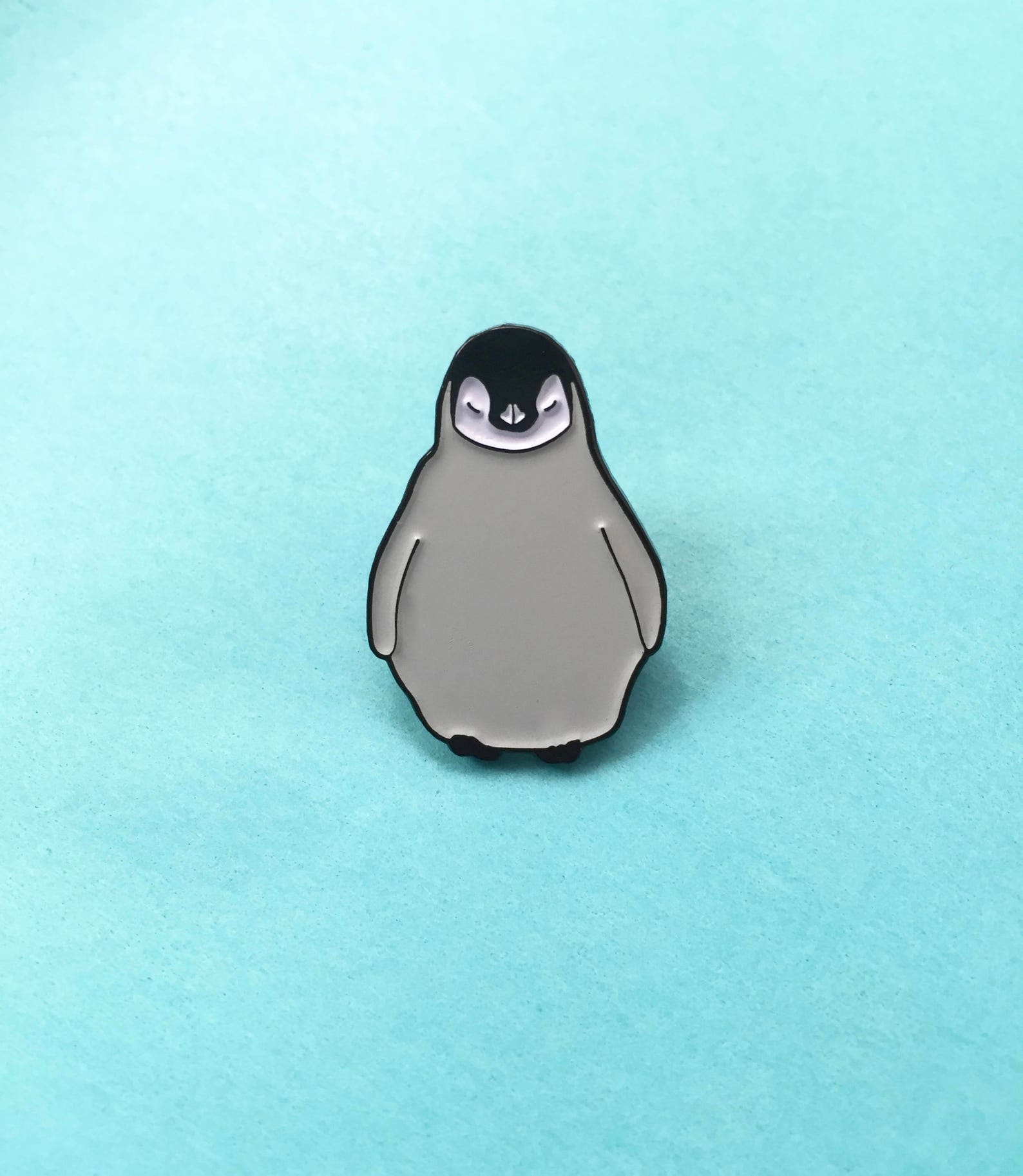 Penguin Pin Enamel Pin Badge - Etsy