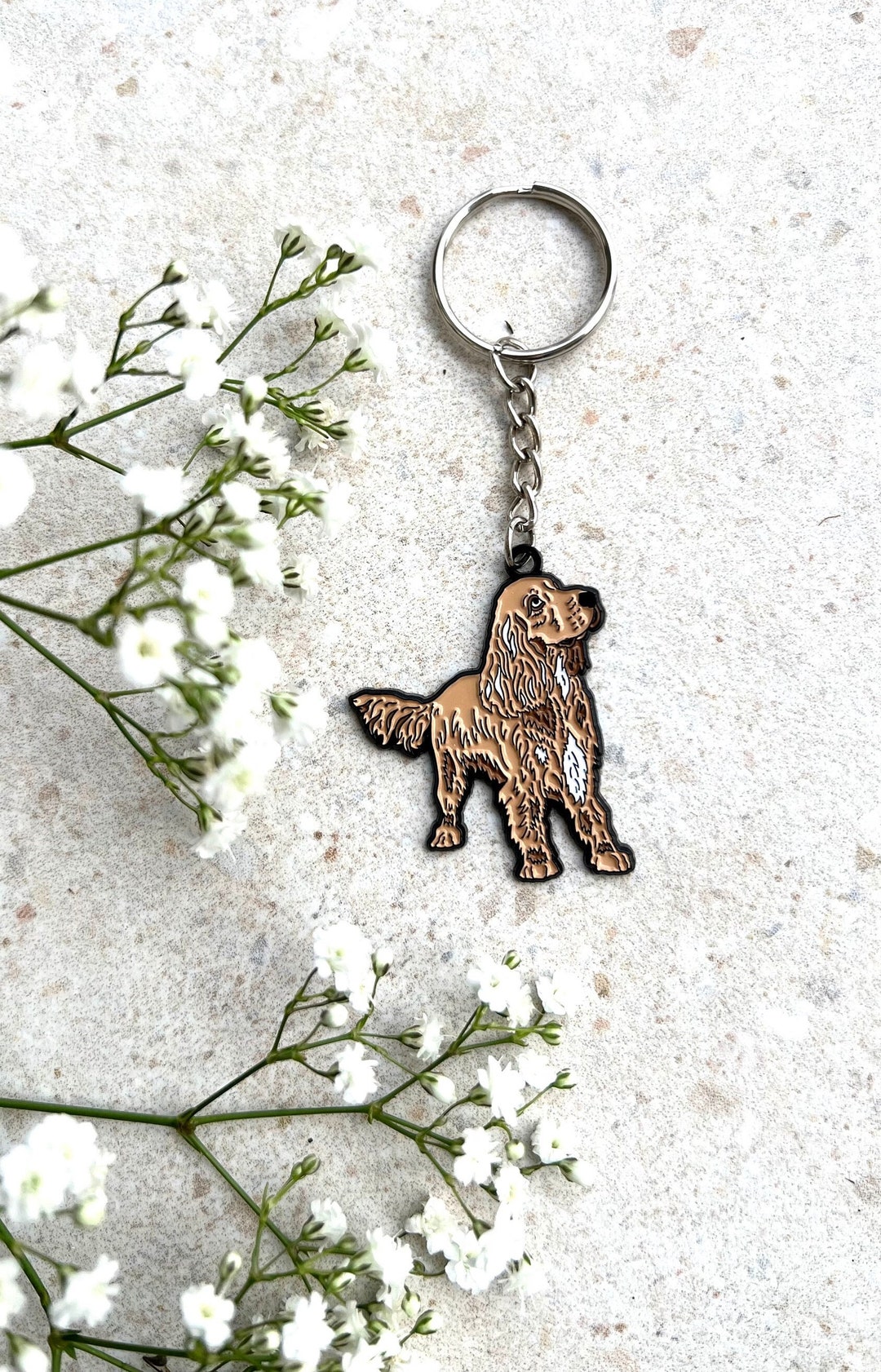 Springer Spaniel Keyring - Etsy