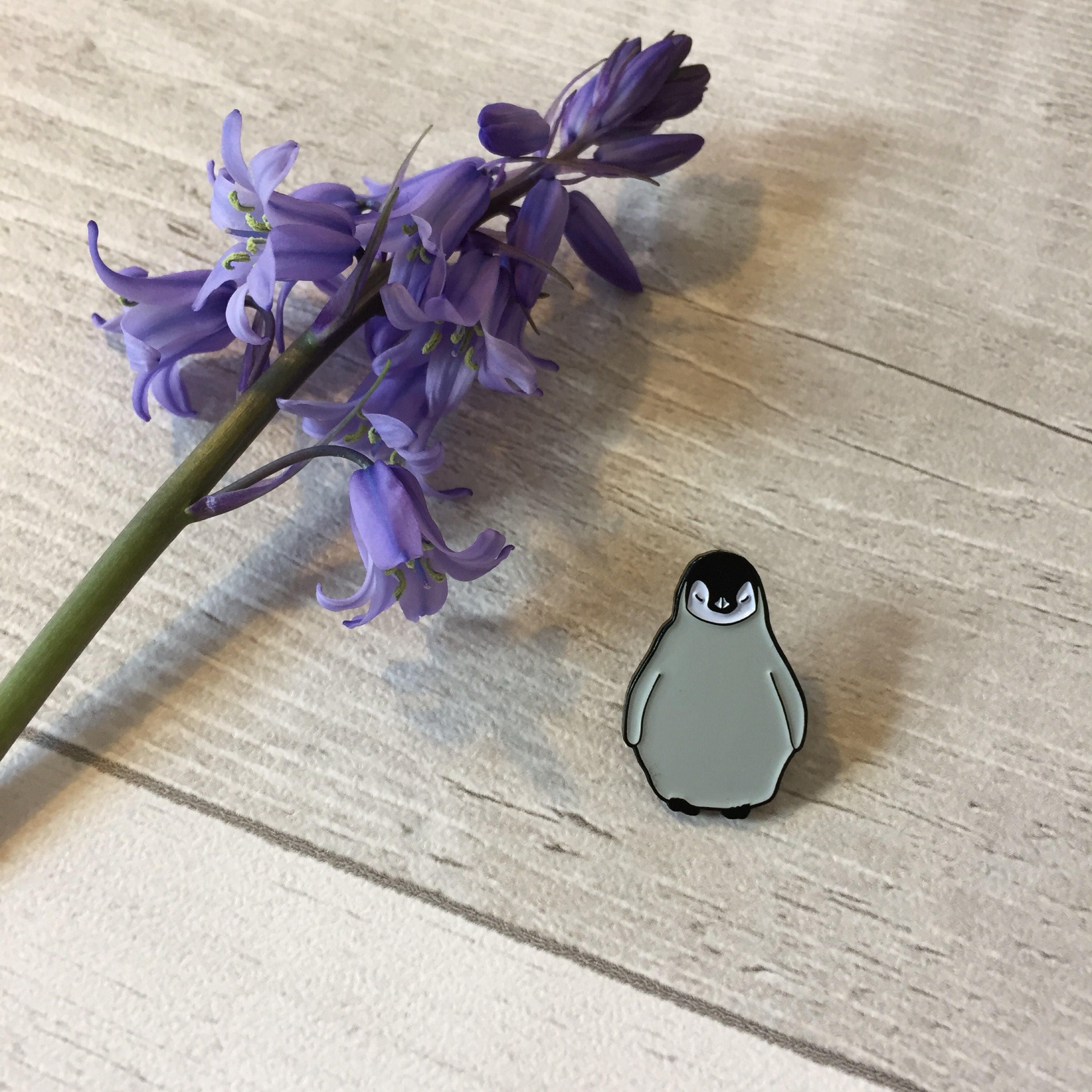 Penguin Pin Enamel Pin Badge - Etsy