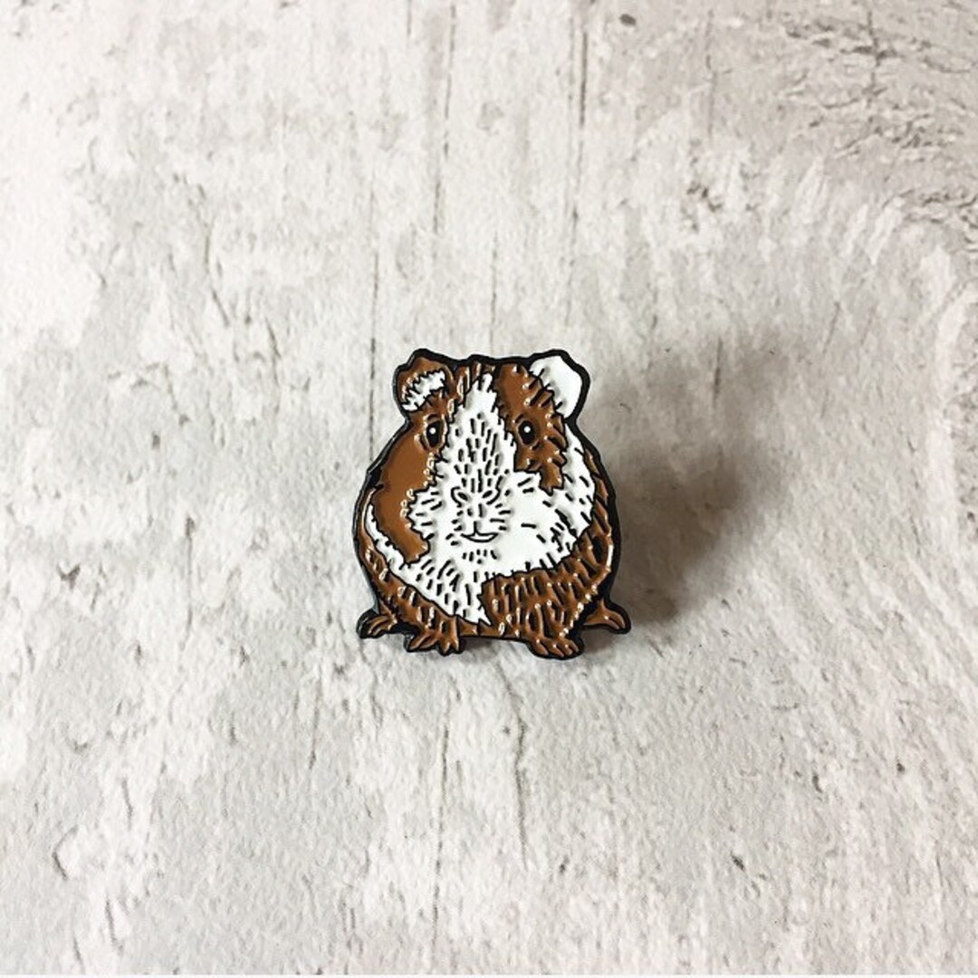 Guinea Pig Pin Badge - Etsy