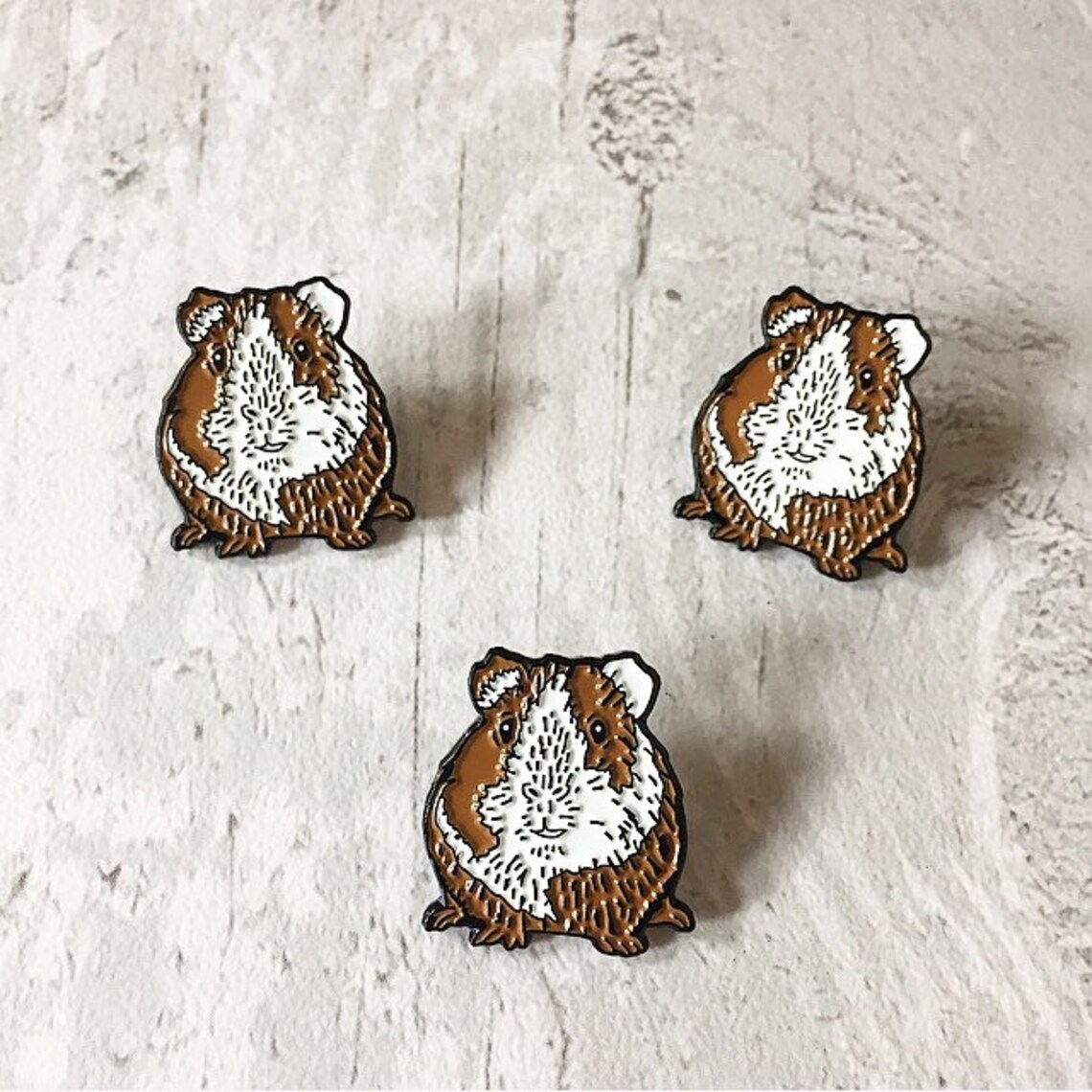 Guinea Pig Pin Badge - Etsy