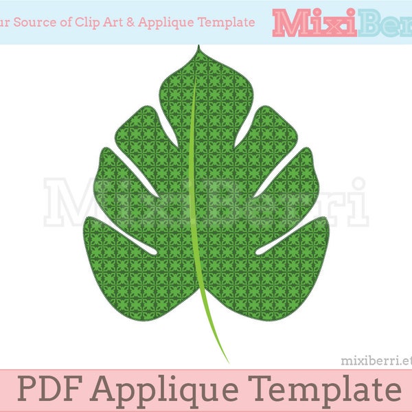 Tropical Applique - Etsy