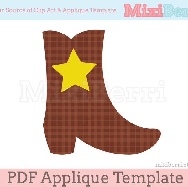 Boot Quilt Pattern - Etsy