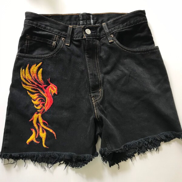 Embroidered Shorts - Etsy