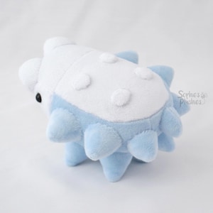 Handmade Snom Plush, Minky Fabric Stuffed Animal With Bell - Etsy