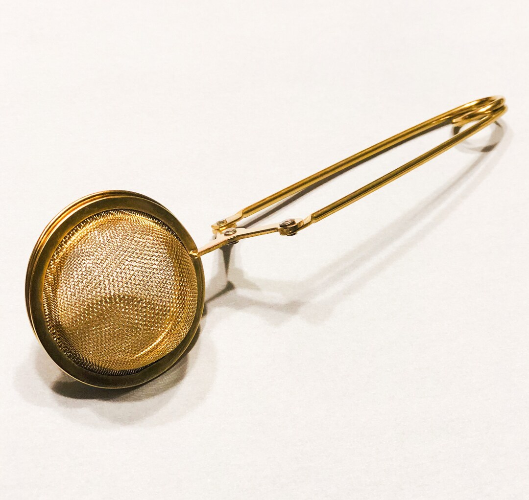 Gold Tea Infuser | Tea Ball | Loose Leaf Tea Infuser | Gold Tea ...