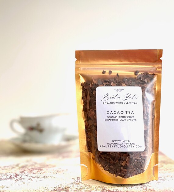 CACAO TEA Organic Loose Leaf Tea Cacao Shells Cacao | Etsy