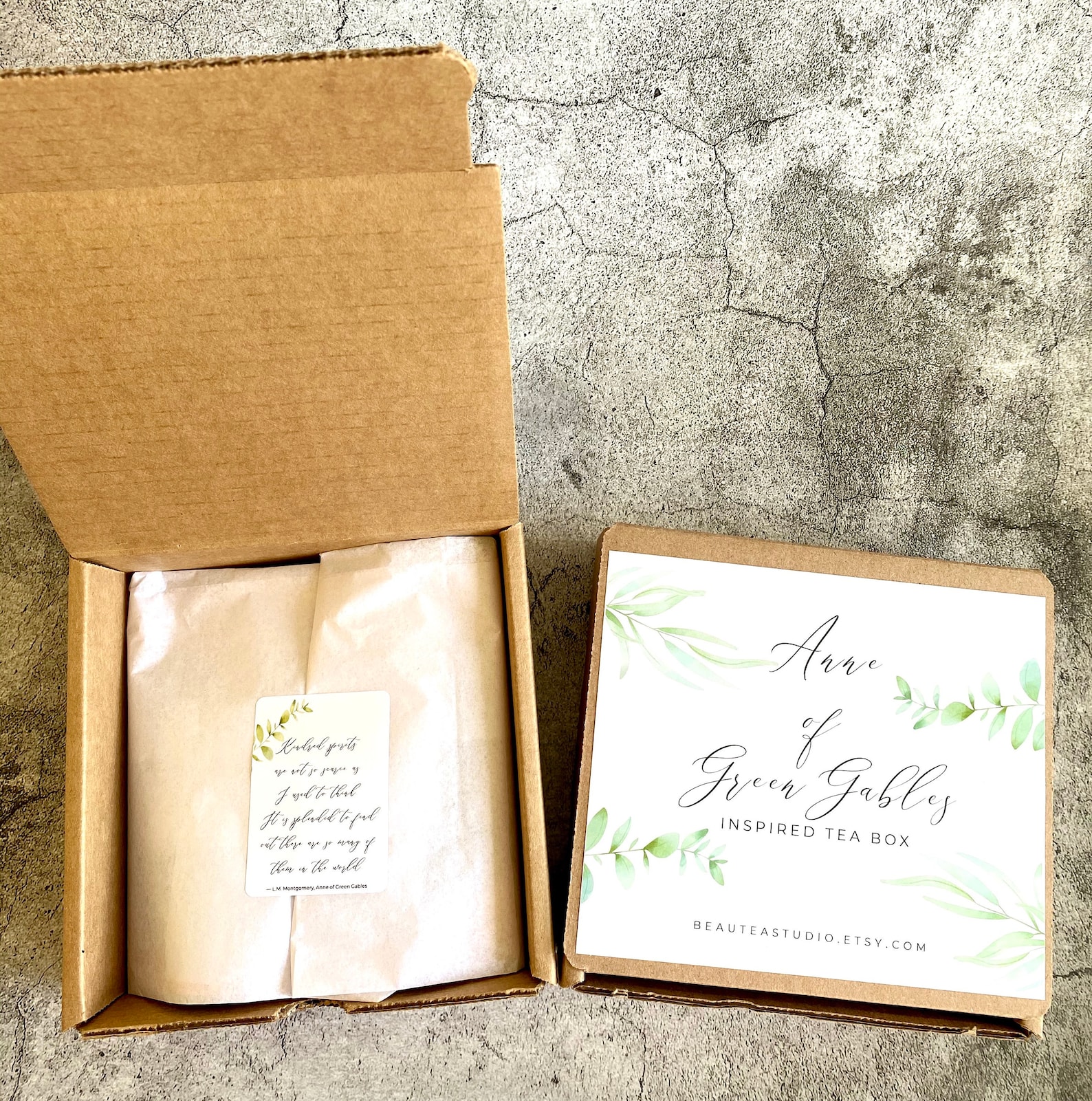 Anne of Green Gables Tea Gift Box Anne of Avonlea Inspired - Etsy
