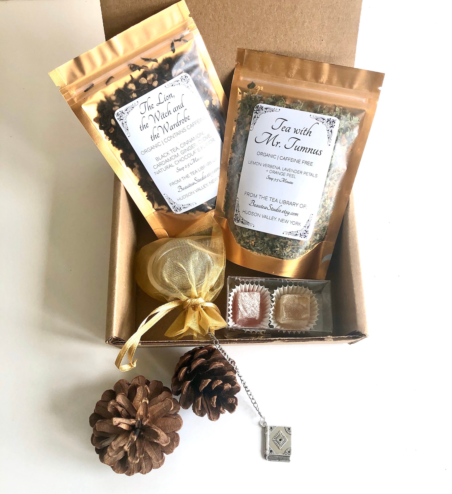 NARNIA TEA BOX Chronicles of Narnia the Lionthe Witch and - Etsy