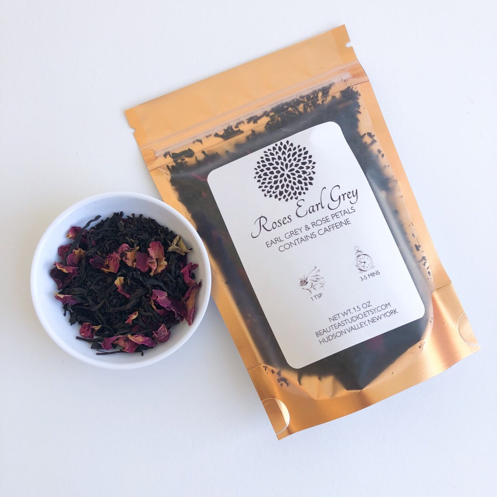 ROSES EARL GREY Organic Full Leaf Tea Loose Leaf Tea Earl - Etsy