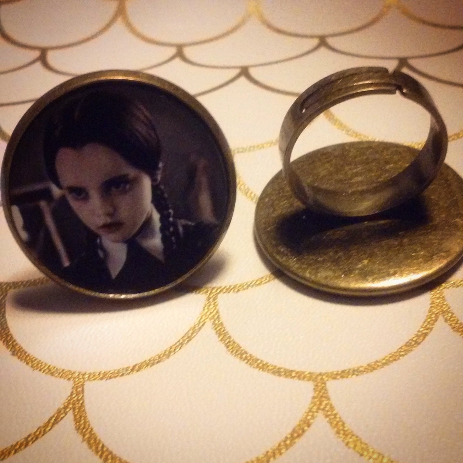 Wednesday Addams Ring - Etsy
