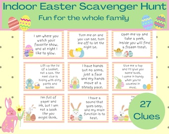 Instant Download Easter Scavenger Hunt Bundle Easter Treasure Hunt ...