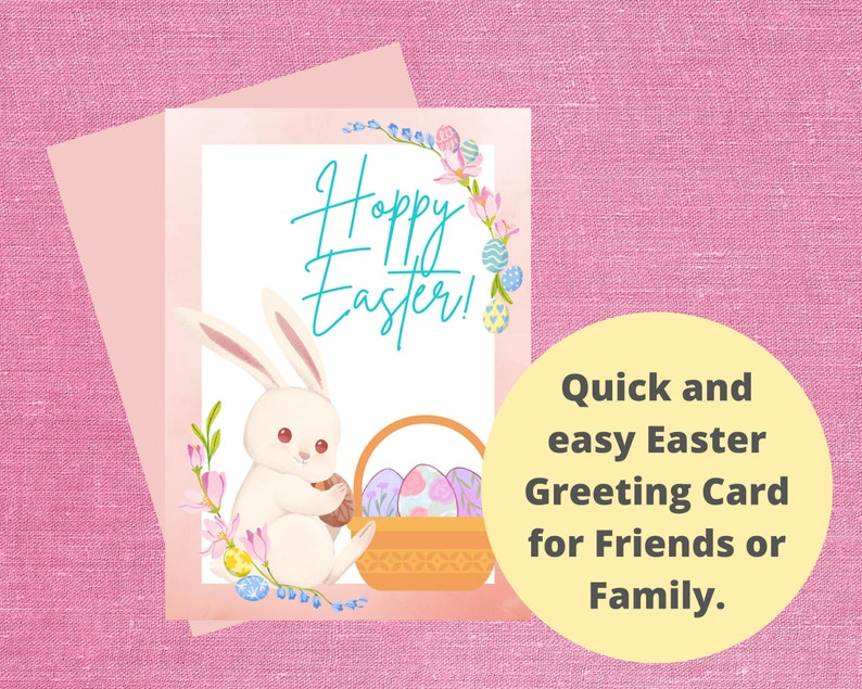 Instant Download Easter Card for Mom Easter Greeting Card for Grandma ...