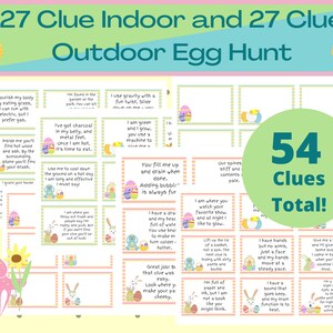Instant Download Easter Scavenger Hunt Bundle Easter Treasure Hunt ...