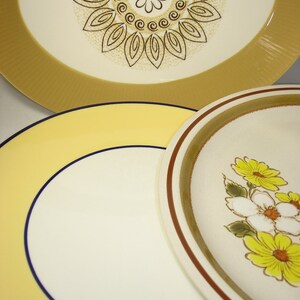 Vintage Serving Platter Plates Eclectic Set of 5 Retro Stoneware - Etsy